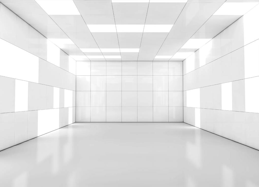 Malvis ® Tapeta 3D bílá místnost Vel. (šířka x výška): 216 x 140 cm