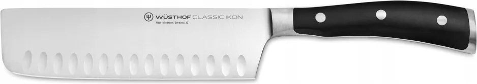 Nůž japonský Nakiri z nerezové oceli Wusthof Classic Ikon 17 cm K3