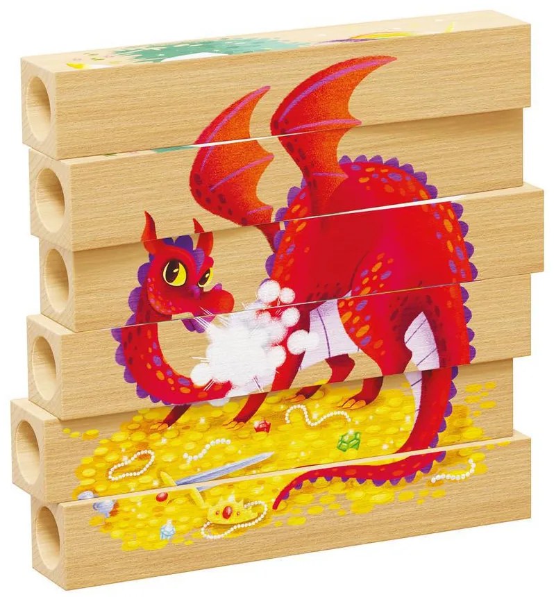 Quercetti Four Puzzle Fantastická zvířata