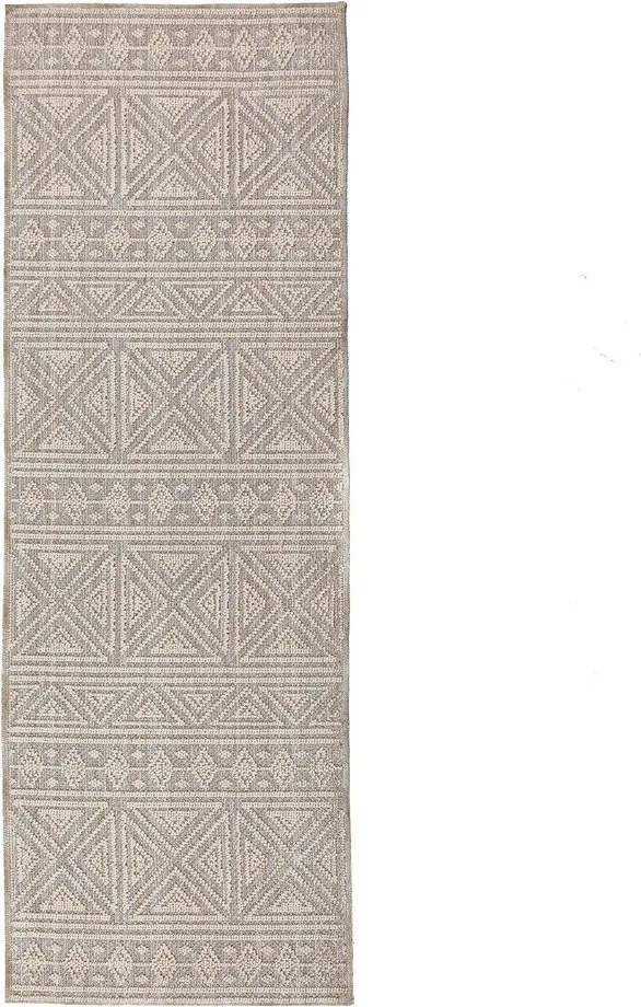 Šedý/béžový pratelný běhoun 58x230 cm Lucia – Flair Rugs