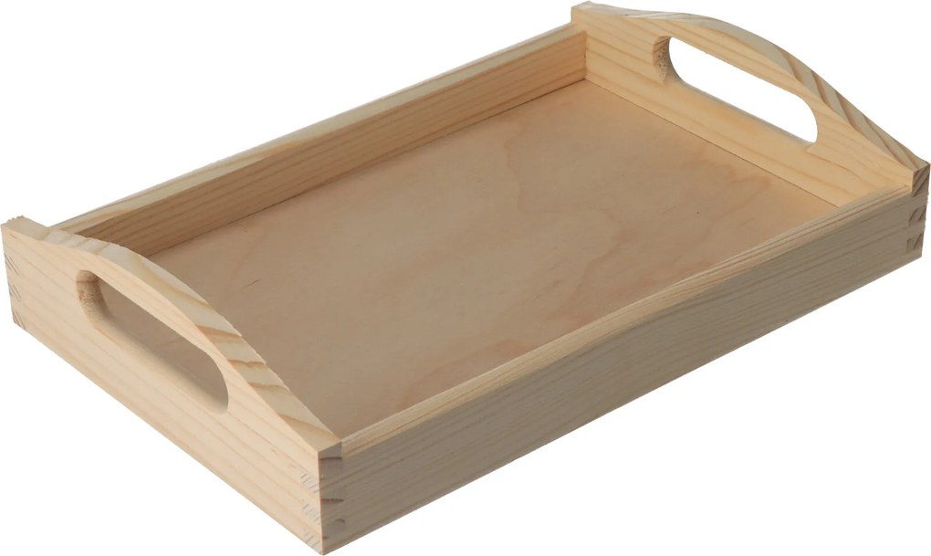 ČistéDřevo Dřevěný servírovací tác 30x20 cm