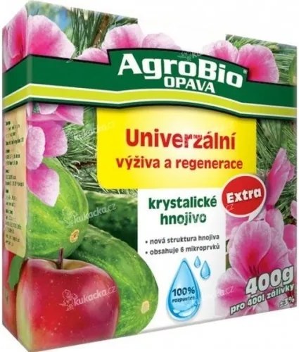 AgroBio Krystalické hnojivo Extra Univerzální výživa a regenerace 400 g 005199