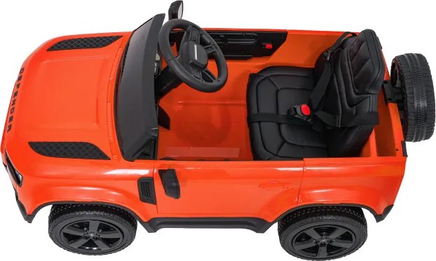 Elektrické autíčko Land Rover Defender oranžové
