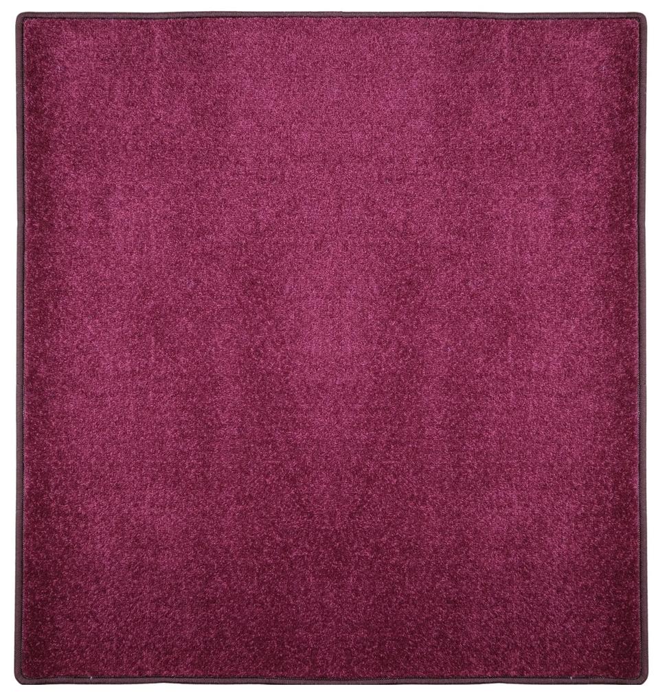 Vopi koberce Kusový koberec Eton fialový 48 čtverec - 80x80 cm
