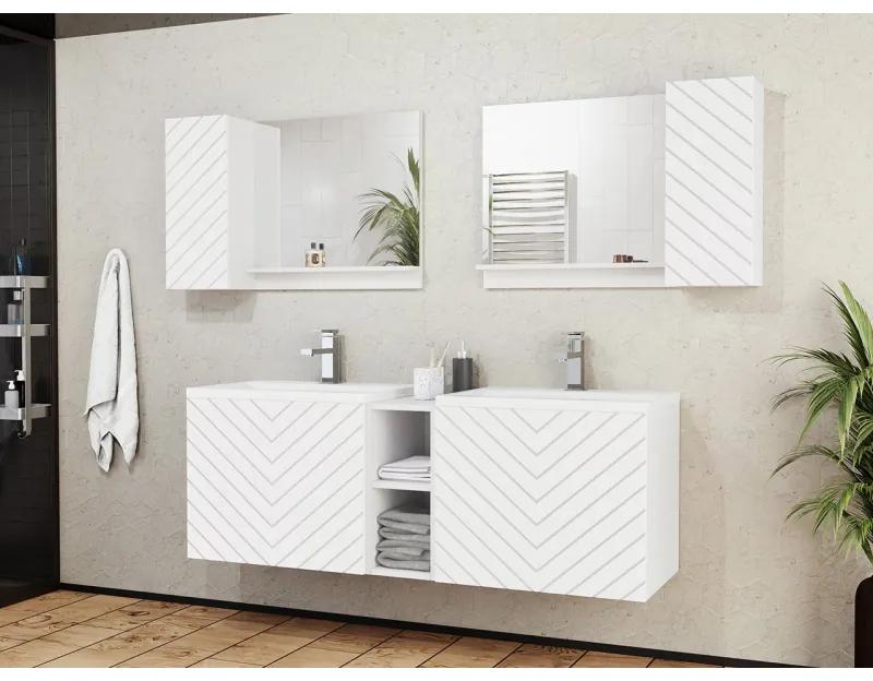Koupelnová sestava Najrip V, Sifon k umyvadlu: ano, Barva dřeva: bílá