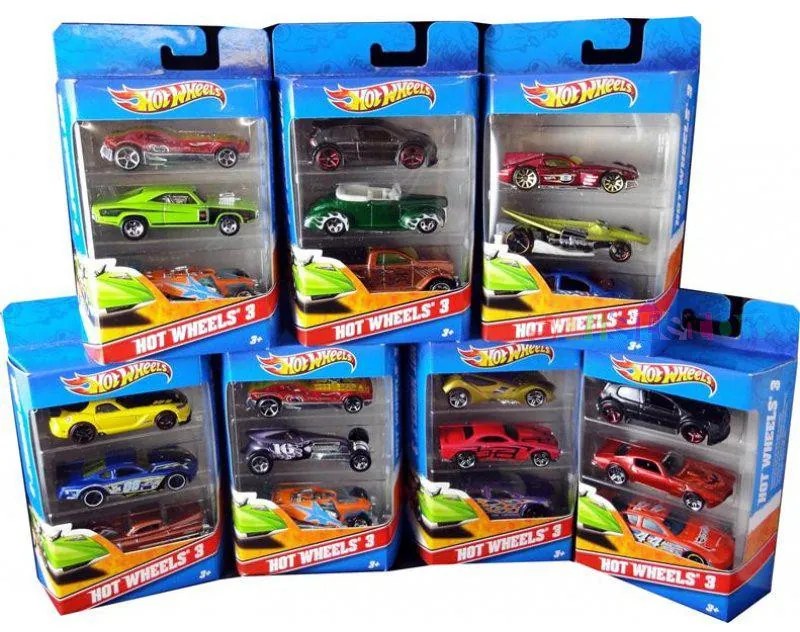 Mattel Hot Wheels Angličák 3 ks v balení