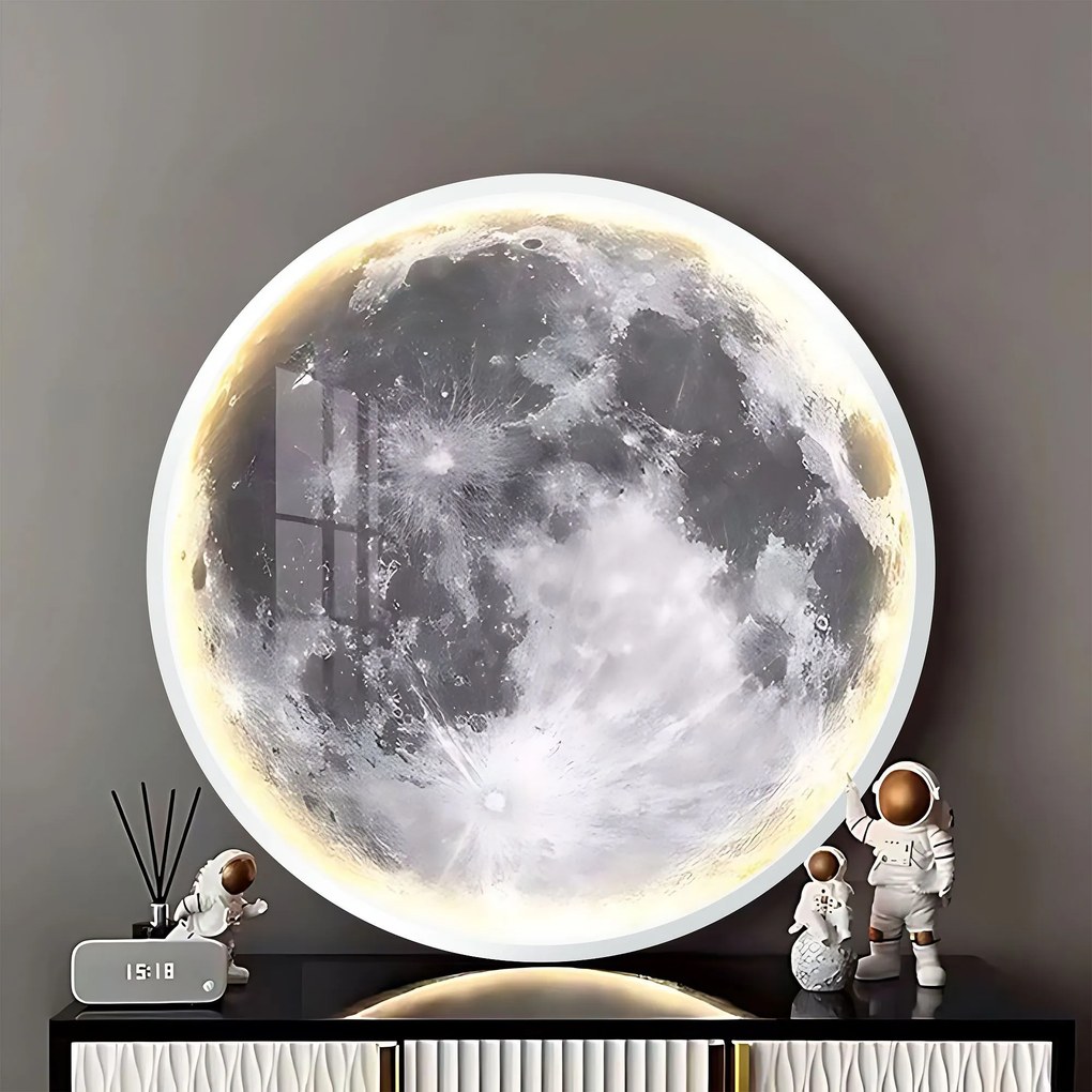 Toolight Moderní nástěnné LED osvětlení D40 Moon APP1806-CW