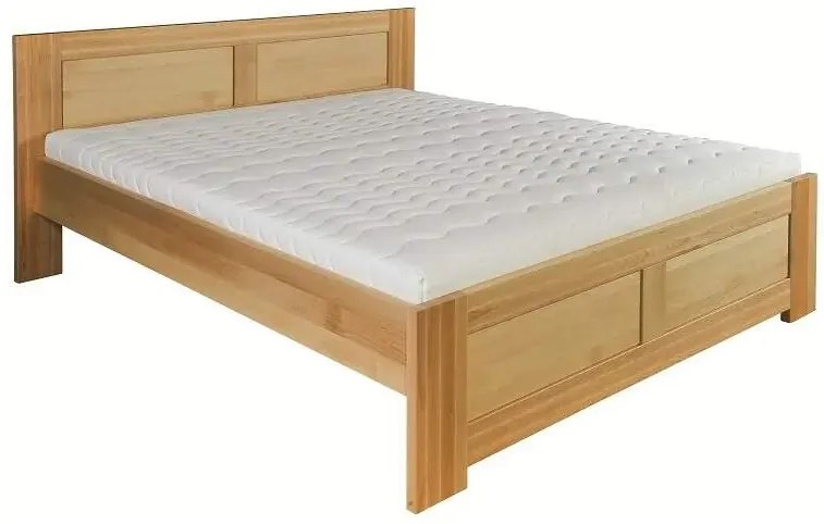 Drewmax LK112 160x200 cm dřevěná postel masiv buk dvojlůžko