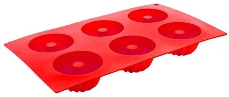 BANQUET CULINARIA Red Forma na 6 báboviček silikonová 29,5 x 17,5 x 3,5 cm 3120130R
