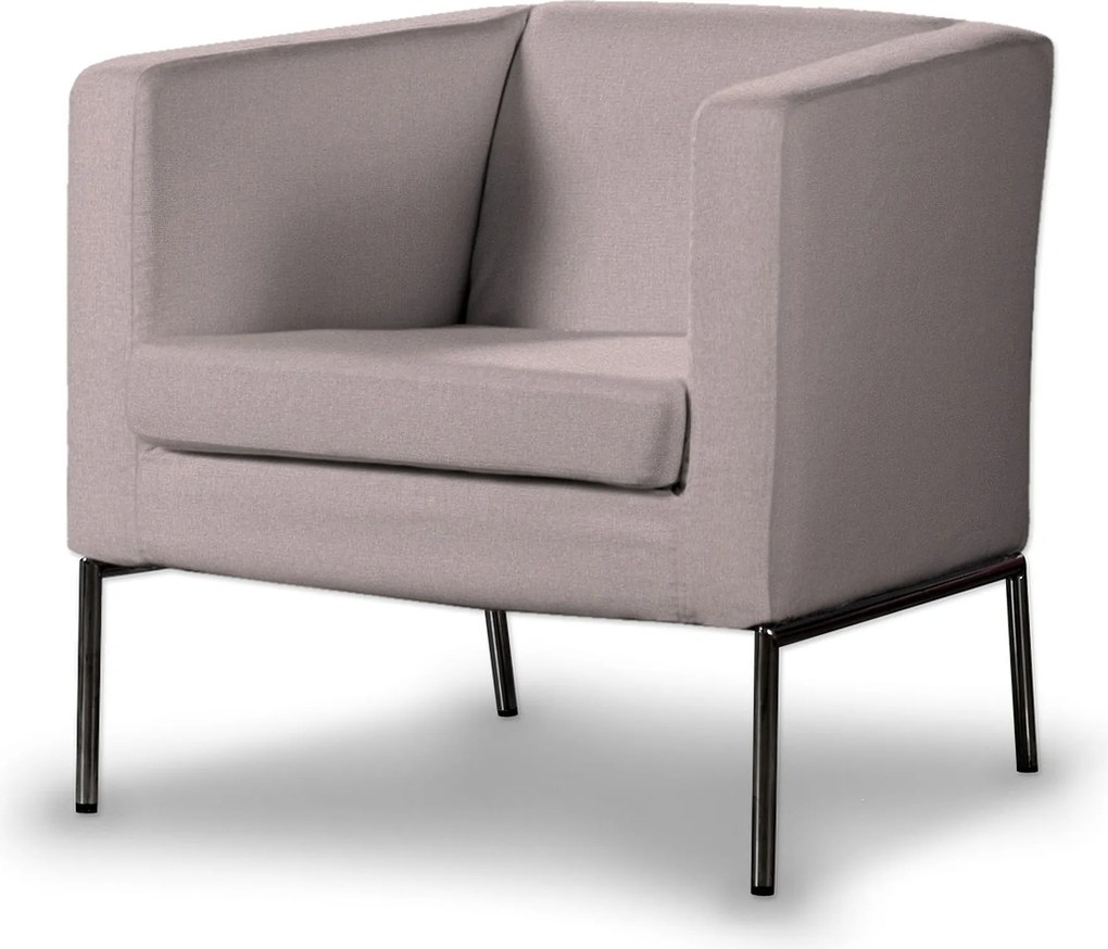 Potah na křeslo IKEA Klappsta barva růžová látka pletený vzor