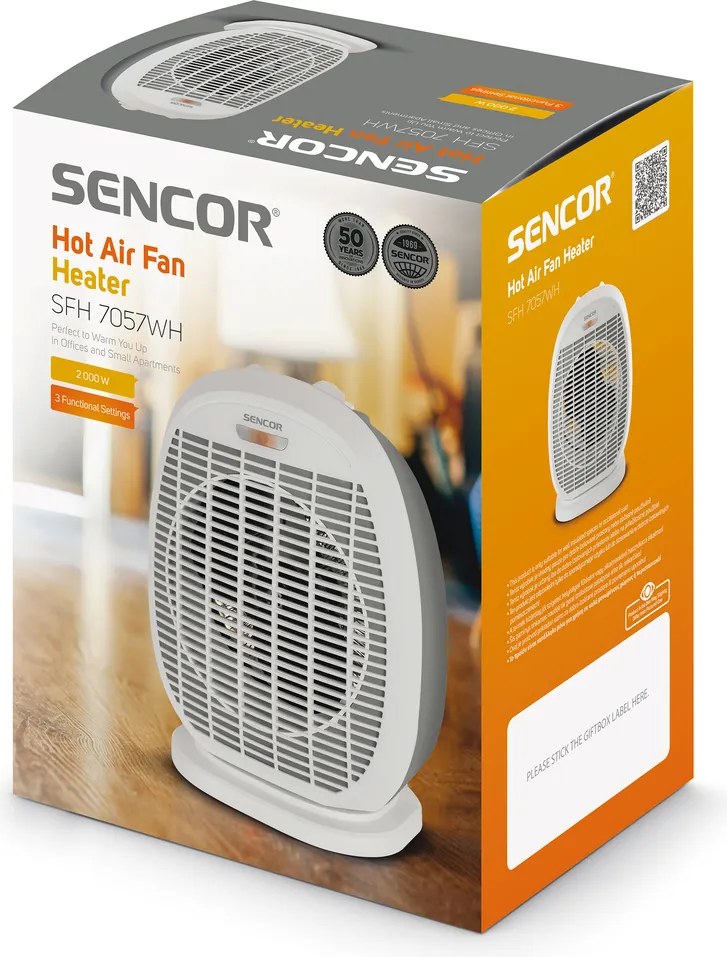 Sencor SFH 7057WH - Teplovzdušný ventilátor