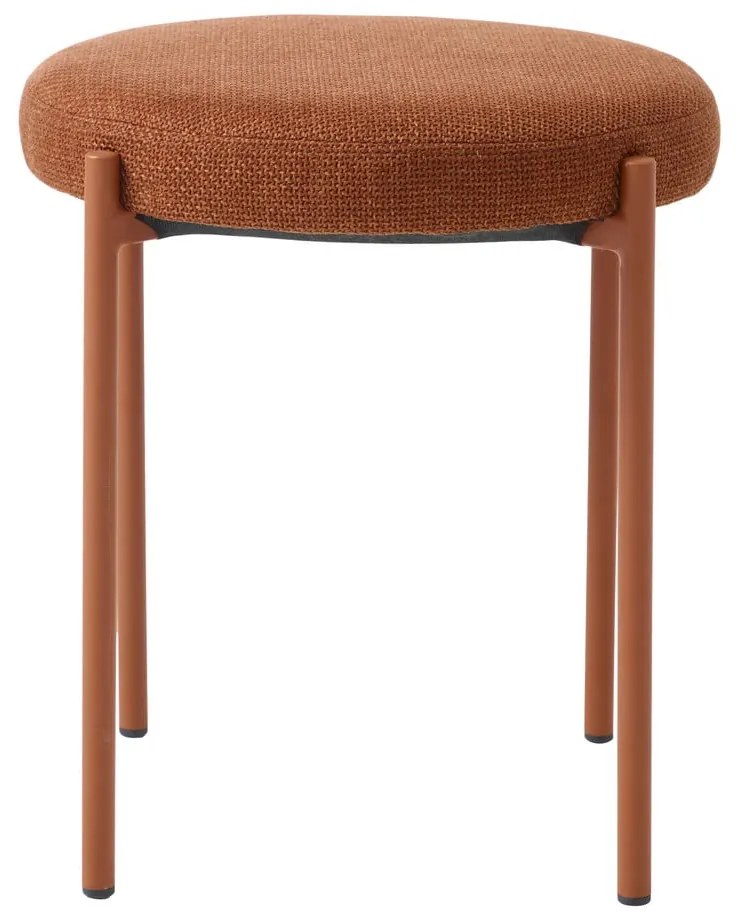 Kovová stolička v terakotové barvě Pelican – Unique Furniture