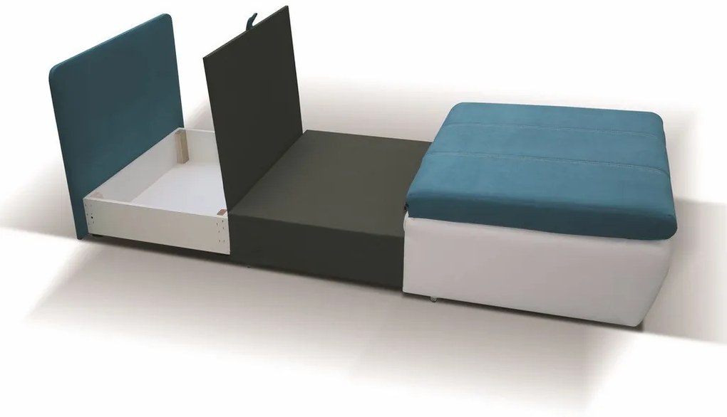 Casarredo - Komfort nábytek Rozkládací pohovka ARIETIS, s úložným prostorem, výběr látek SK2 | potah 2: solar 77,potah: solar 16