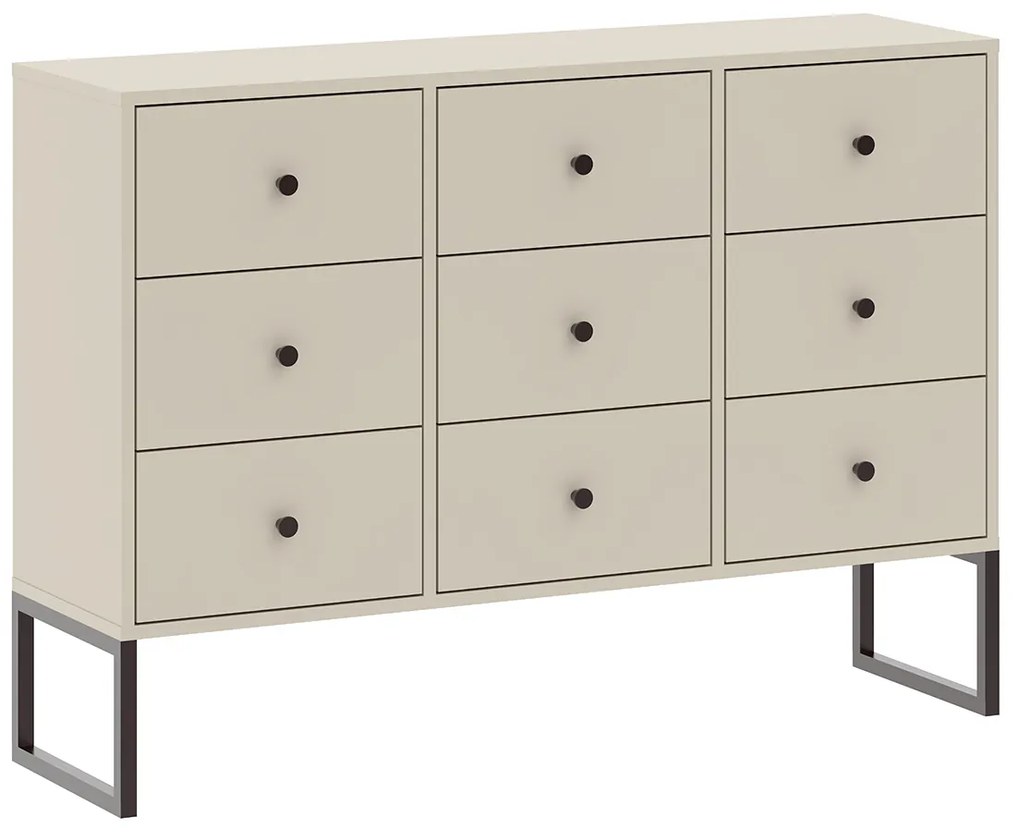 Komoda LINEA 9S kašmírová
