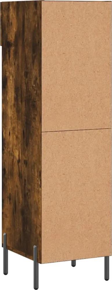 vidaXL Botník 30 x 35 x 105 cm kompozitní dřevo [829689] Barva: Černá