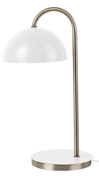 LEITMOTIV Sada 2 ks: Bílá stolní lampa Dome 20 × 14 × 36.5 cm