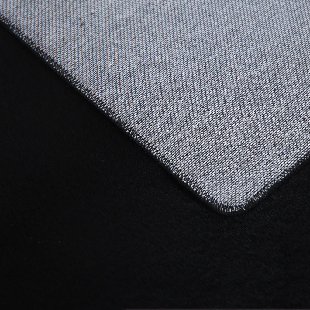 Ayyildiz, Kusový koberec Pouffy 5100 Black, 200x290, černá, obývací pokoj