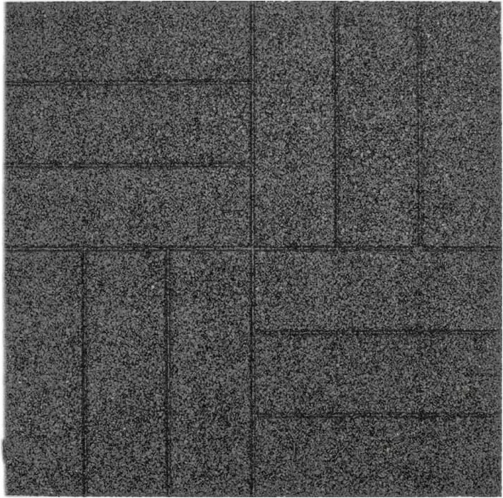 Gumová dlaždice ASLON Design 50 x 50 cm, šedá