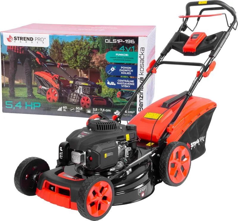 Benzinová sekačka s pojezdem Strend Pro, 4,0 kW | QL51P-196