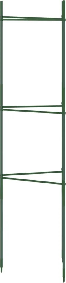 Podpěrné klece pro rajčata 4 ks 116 cm ocel a PP 3281483