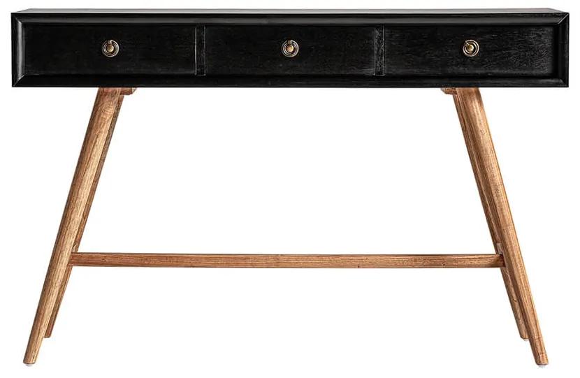 Konzolový stolek kienso 120 x 40 cm černý MUZZA
