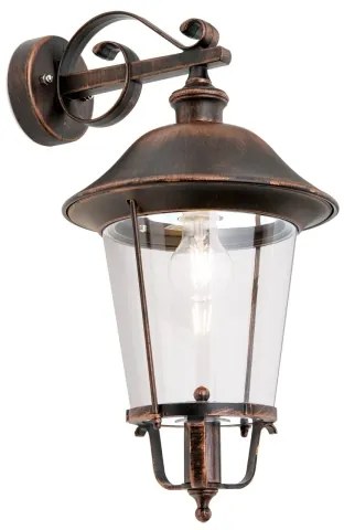 Orion AL 11K/360.01-Venkovní nást. lampa KENZO 1xE27/100W/230V IP44 bronz/patina