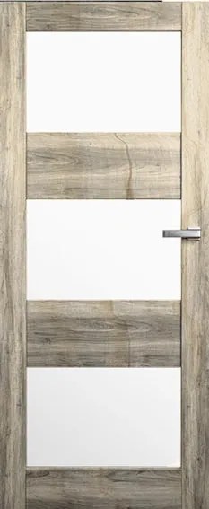 Interiérové dveře vasco doors TEO model 5 Průchozí rozměr: 70 x 197 cm, Orientace dveří: Levé dveře, Dekor: Ořech muškátový