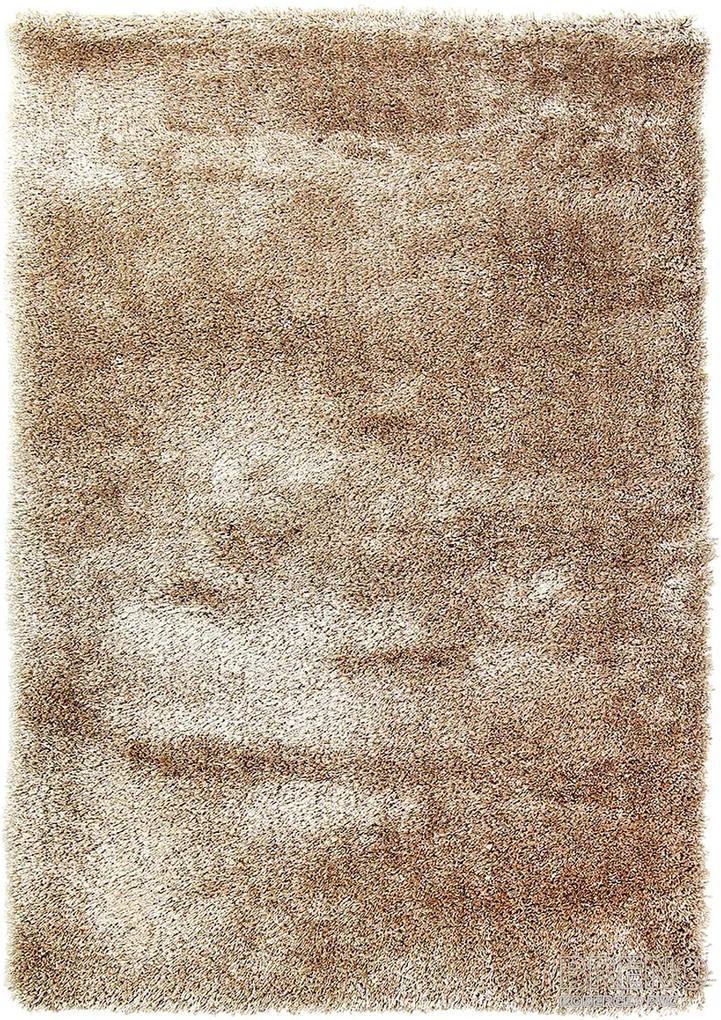 Chlupatý kusový koberec Monte Carlo | hnědý Typ: 120x170 cm | BIANO
