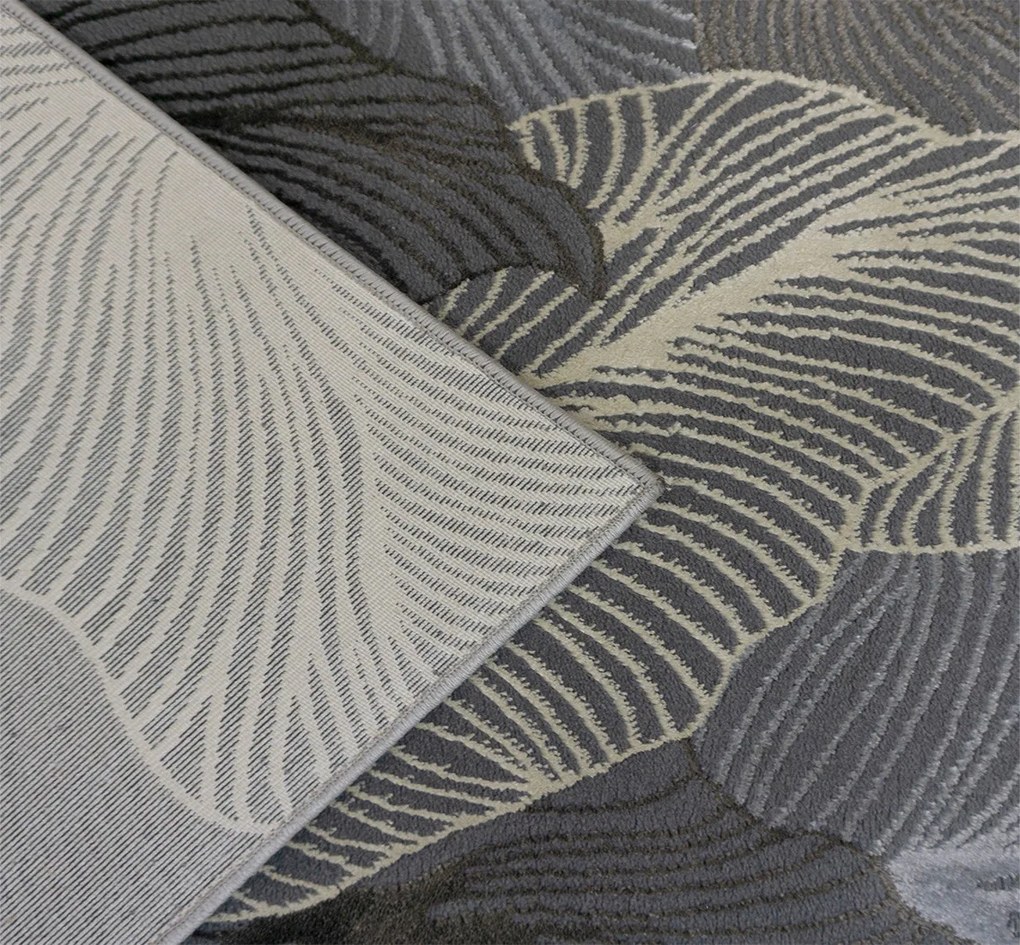 BE Koberec Esprit 3604 GREY - šedý obdélníkový Rozměr: 60x100 cm