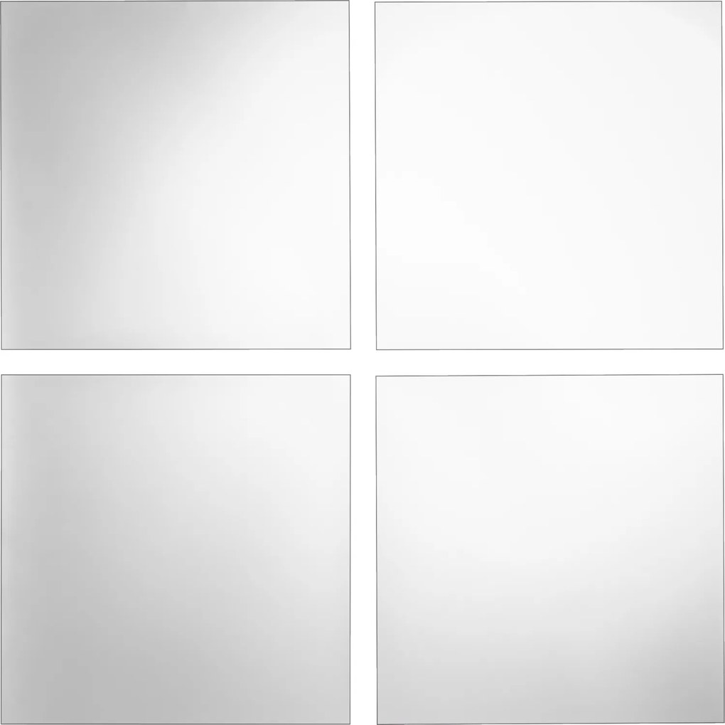 Livarno® Sada zrcadlových dlaždic, 4dílná / 6dílná (čtverec)