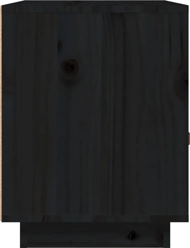 vidaXL Noční stolky 2 ks 40 x 34 x 45 cm masivní borové dřevo [818304] Barva: Šedá