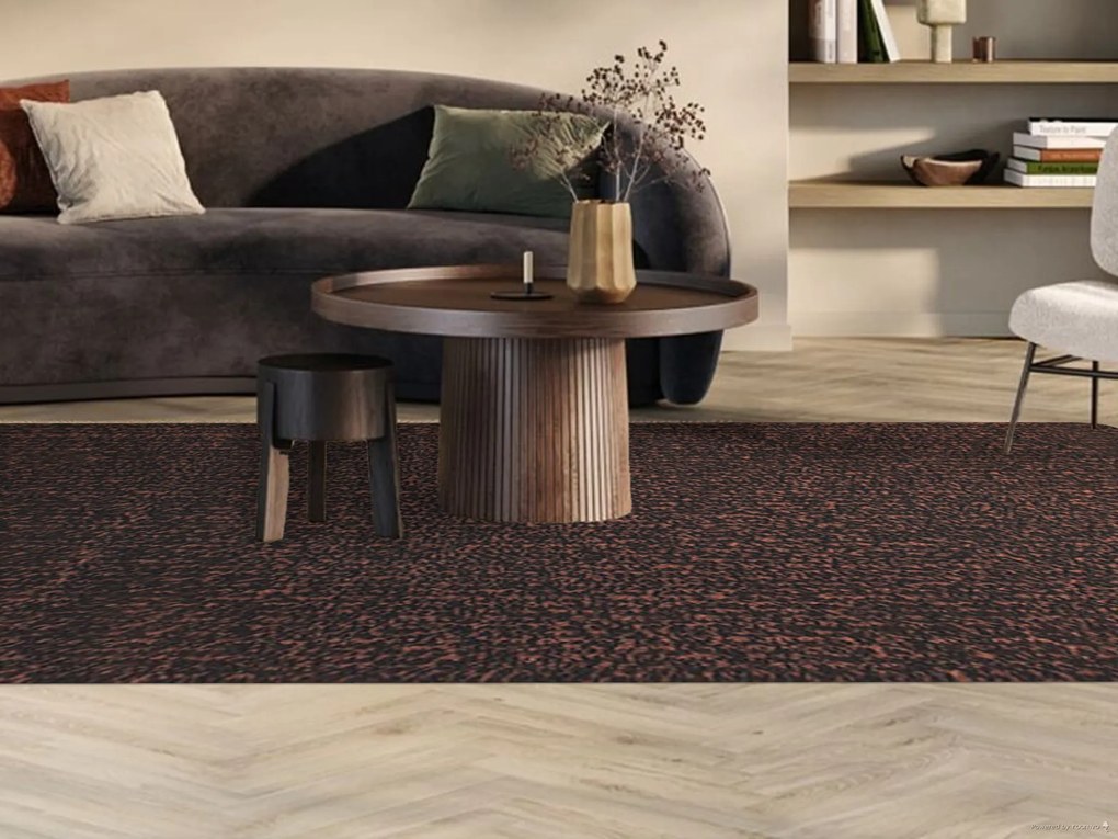 Berfin Dywany, Kusový koberec Ottova Brown, 160x220, hnědá, ložnice