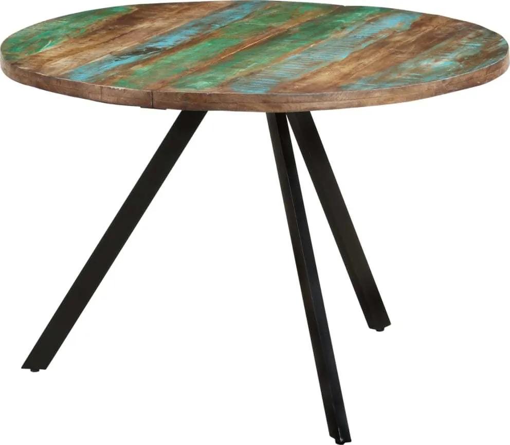 vidaXL Jídelní stůl 110 x 75 cm masivní recyklované dřevo [338477]