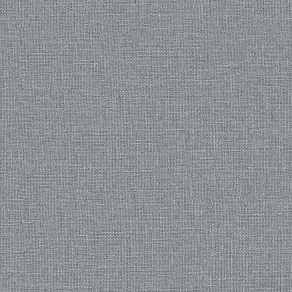 vidaXL Masážní polohovací kancelářské křeslo textil [349661] Barva: světle šedá