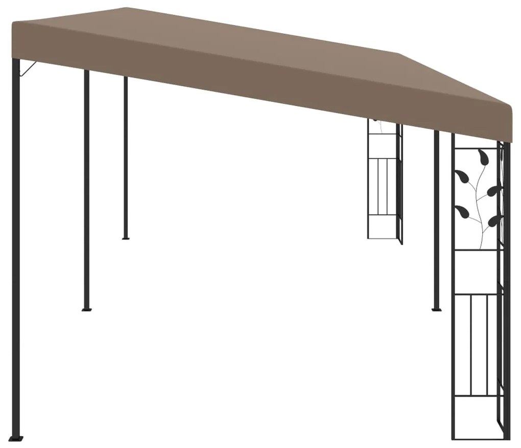 vidaXL Marketos Altán ke zdi 6 x 3 x 2,5 m taupe