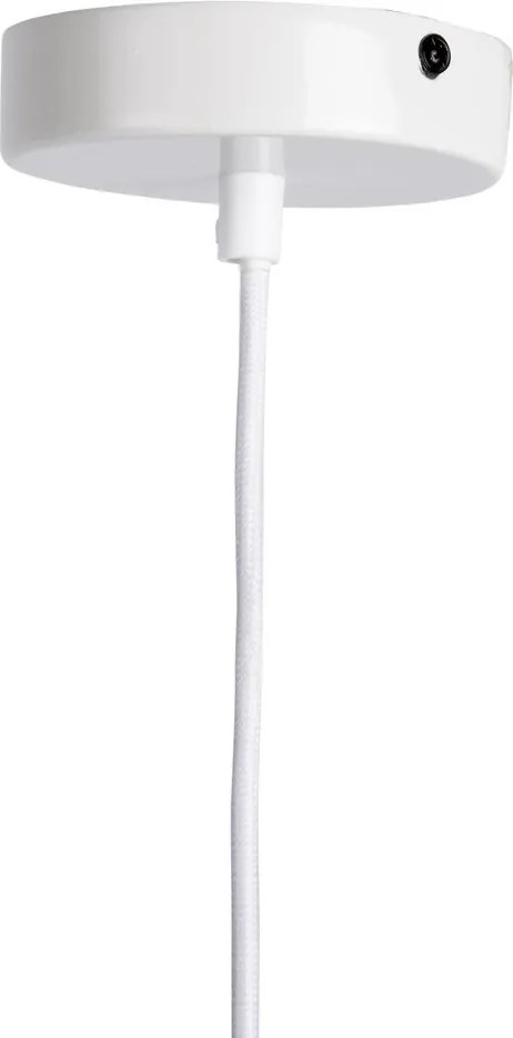 Bílé/v přírodní barvě provazové závěsné svítidlo ø 30 cm Vienna Stripes – Leitmotiv