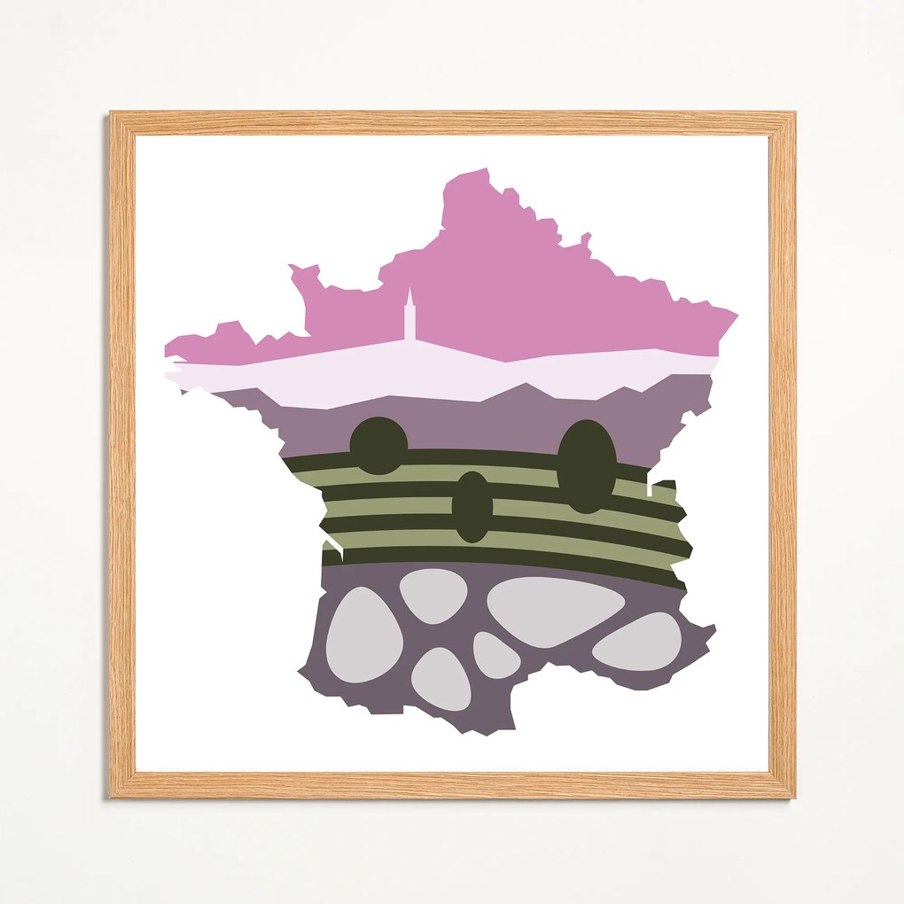 Marcela Hradská | Ventoux Rám: Dubový, Velikost: 100 x 70 cm
