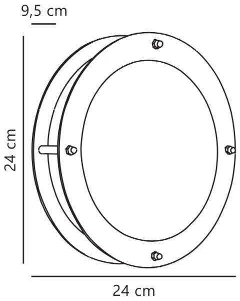 Nordlux - Venkovní nástěnné svítidlo MALTA 1xE27/60W/230V IP54 stříbrná