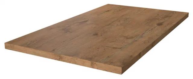 Pracovní deska Woodline, Typ zakončení pracovní desky: pracovní deska levá, Délka: 220 cm