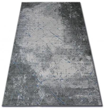 koberec AKRYL YAZZ 6076 BETON, modro šedý velikost 133x190 cm | krásné koberce cz