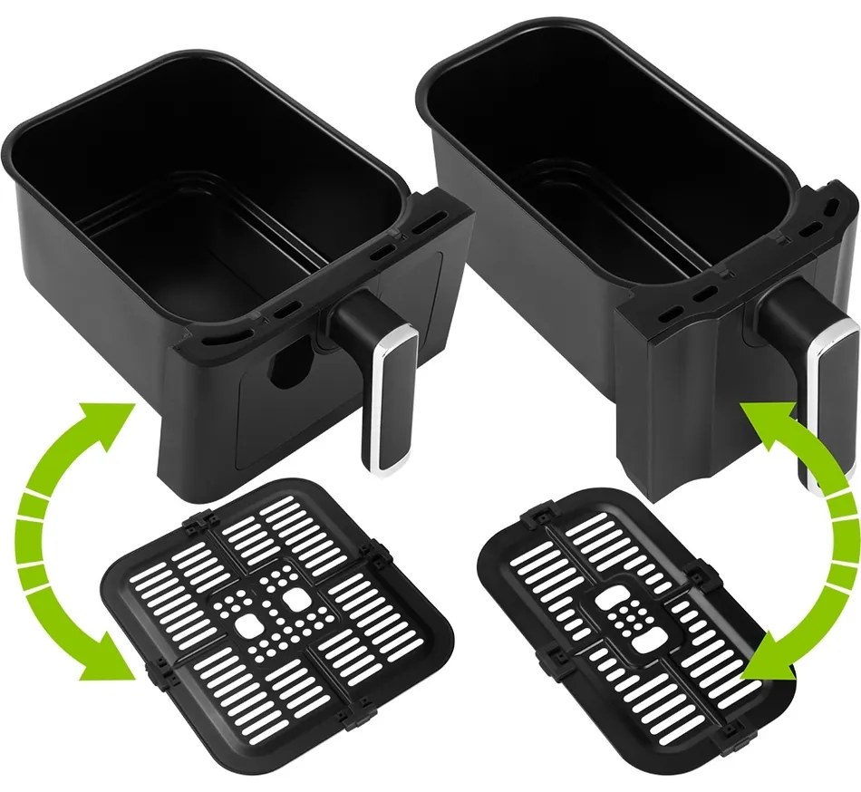 ECG AF 8300 horkovzdušná fritéza Dual Fry