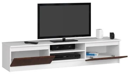 TV stolek RTV 160 bílá/wenge