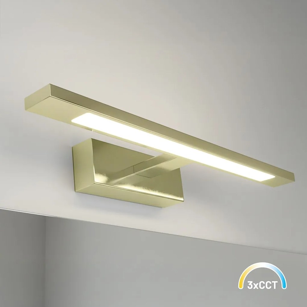 Nástěnné LED svítidlo Klimt, 1x LED 8w, 3000-6000k, (40 cm), g