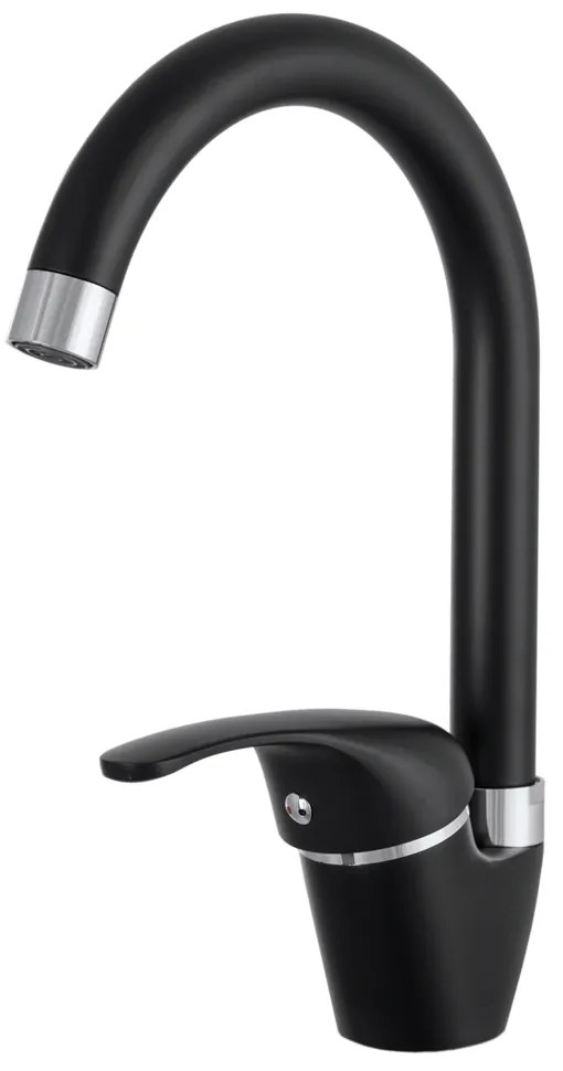 Gamma Rio, vysoká dřezová baterie h-275, černá, GMA-BRIO-BK