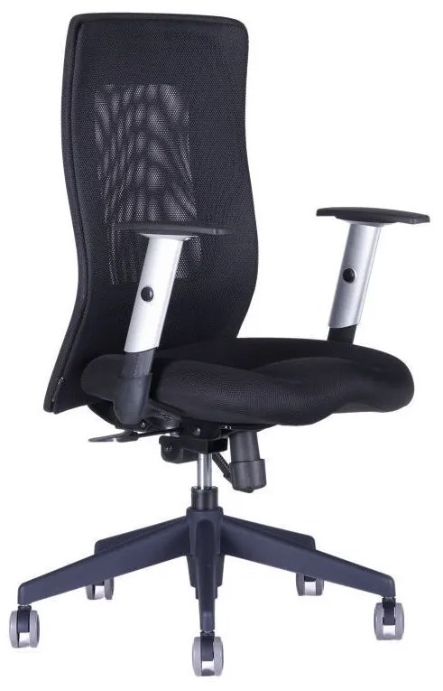 Office Pro Kancelářská židle na kolečkách Office Pro CALYPSO GRAND BP – s područkami Světle šedá 12A11