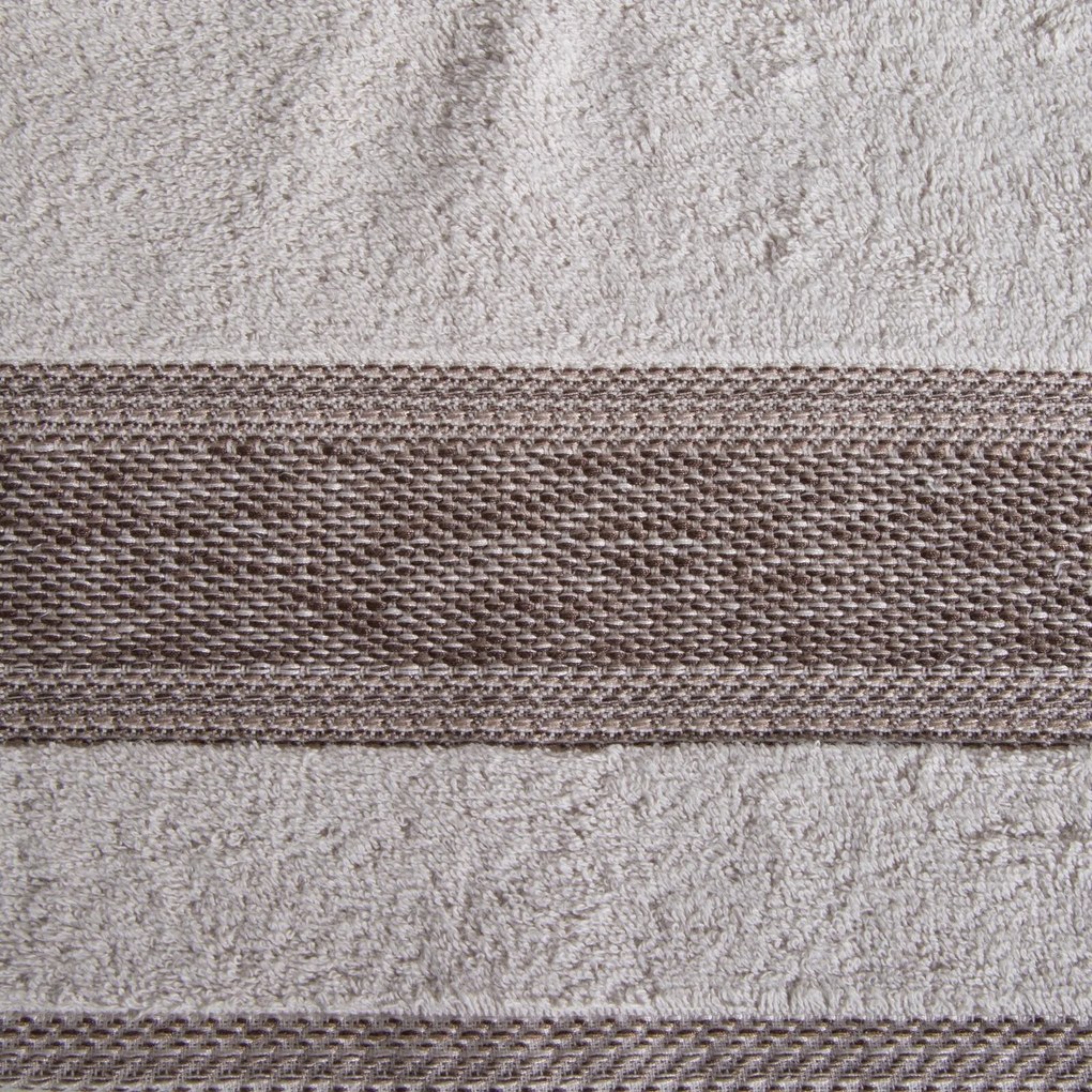 BAVLNĚNÝ RUČNÍK KALI SADA 1KS 50X90 CM, 1KS 70X140 CM BÉŽOVÁ