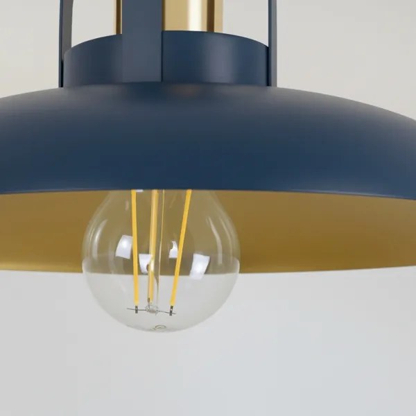 Brilagi - LED Přisazený lustr FLAMENGO 1xE27/60W/230V modrá