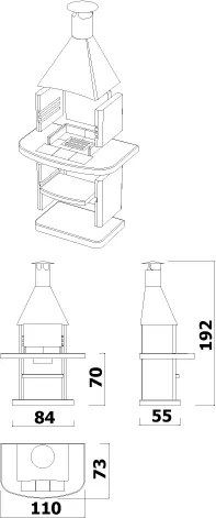 Norman Avanta zahradní krb