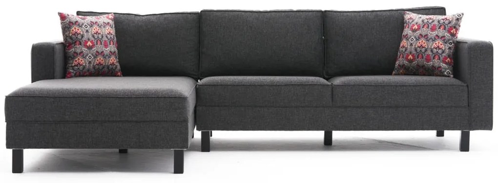 Hanah Home Pohovka KALE antracit levý roh 825BLC2719