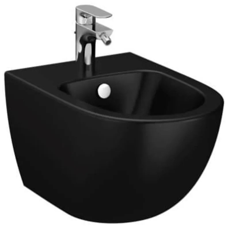 Bidet VitrA Shift závěsný černý, vnitřní přívod RN020BL